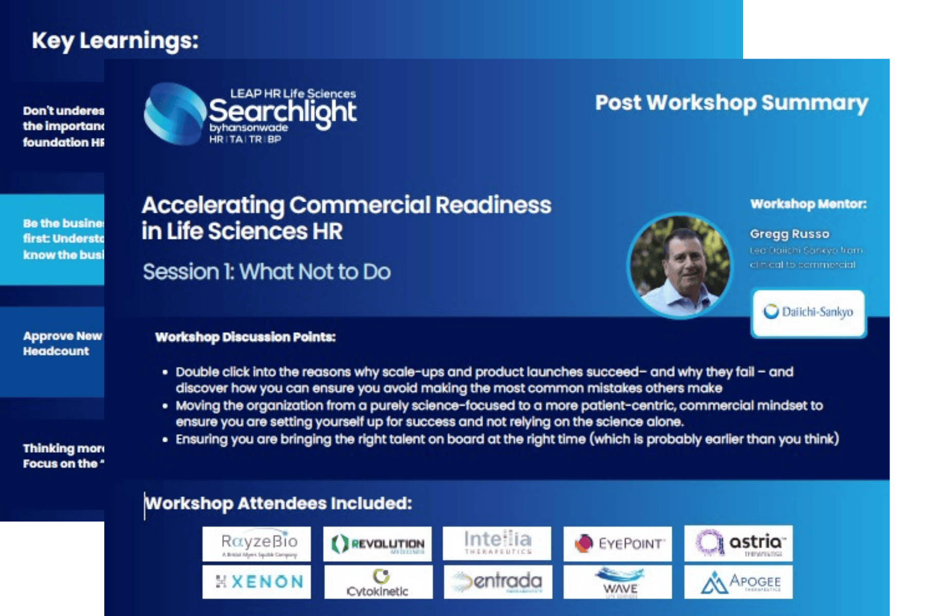 Accelerating Commercial Readiness: Workshop Summary